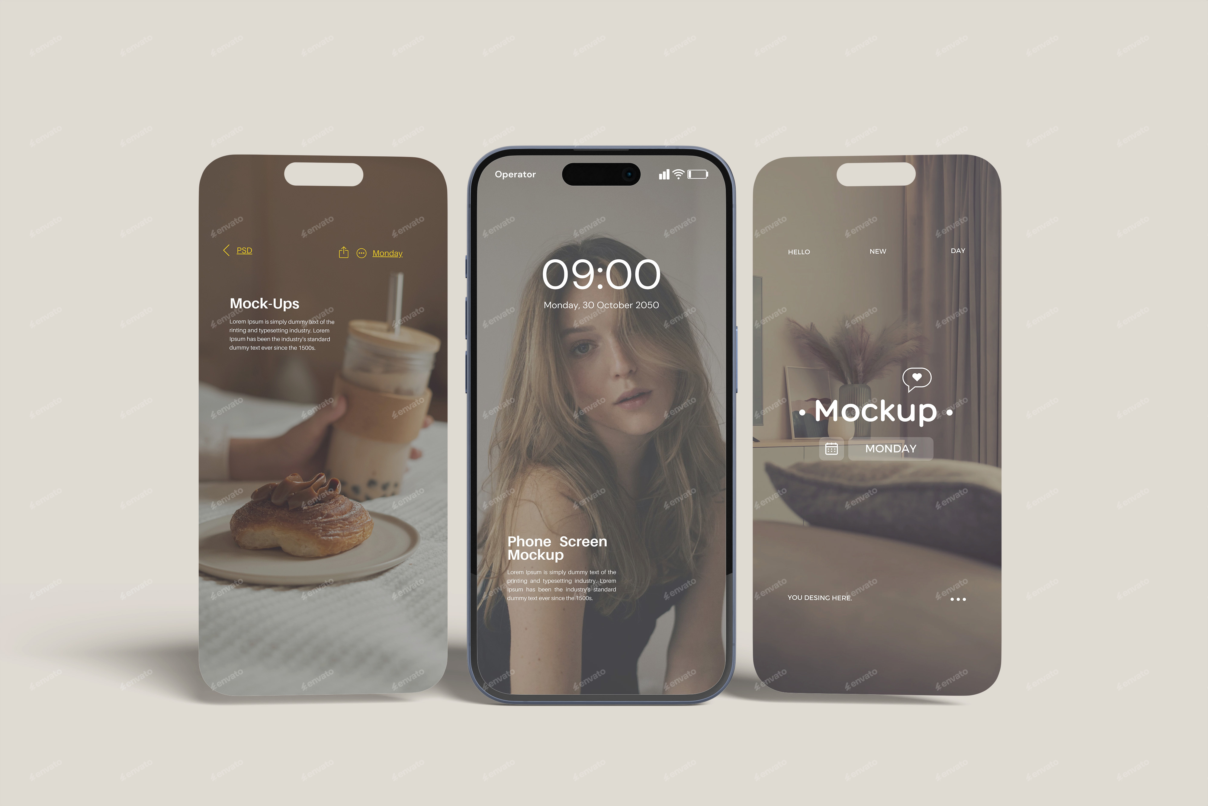 iPhone Screen Mockup, Graphics | GraphicRiver