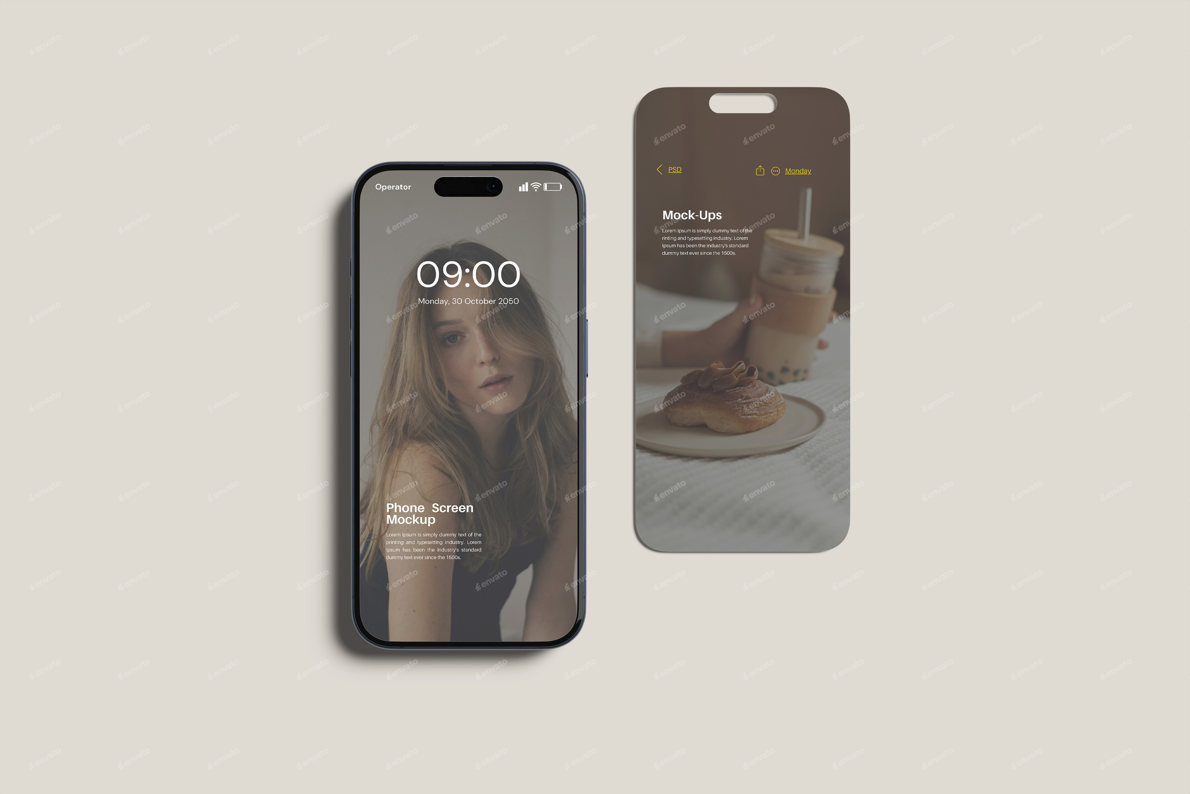 iPhone Screen Mockup, Graphics | GraphicRiver