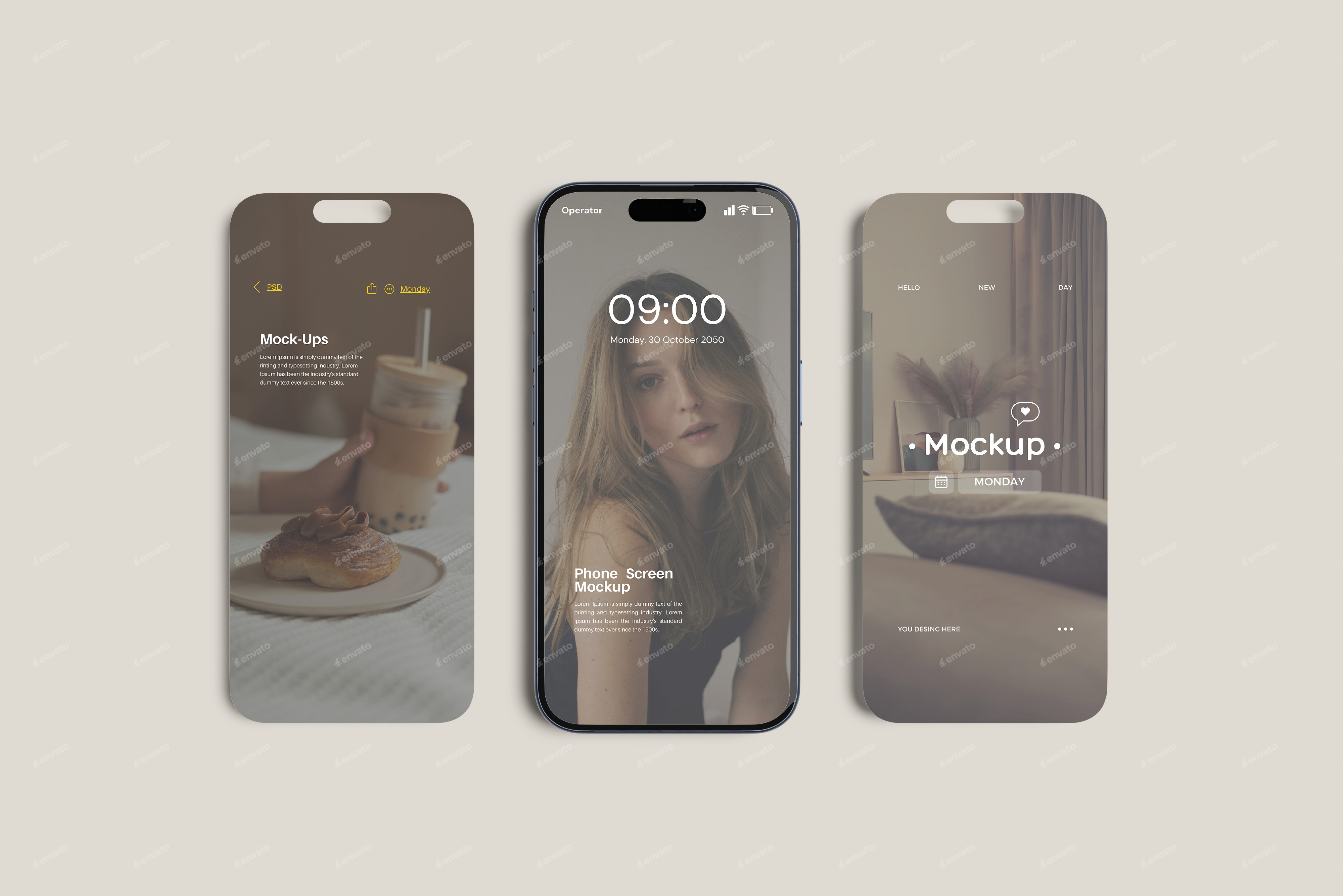 iPhone Screen Mockup, Graphics | GraphicRiver