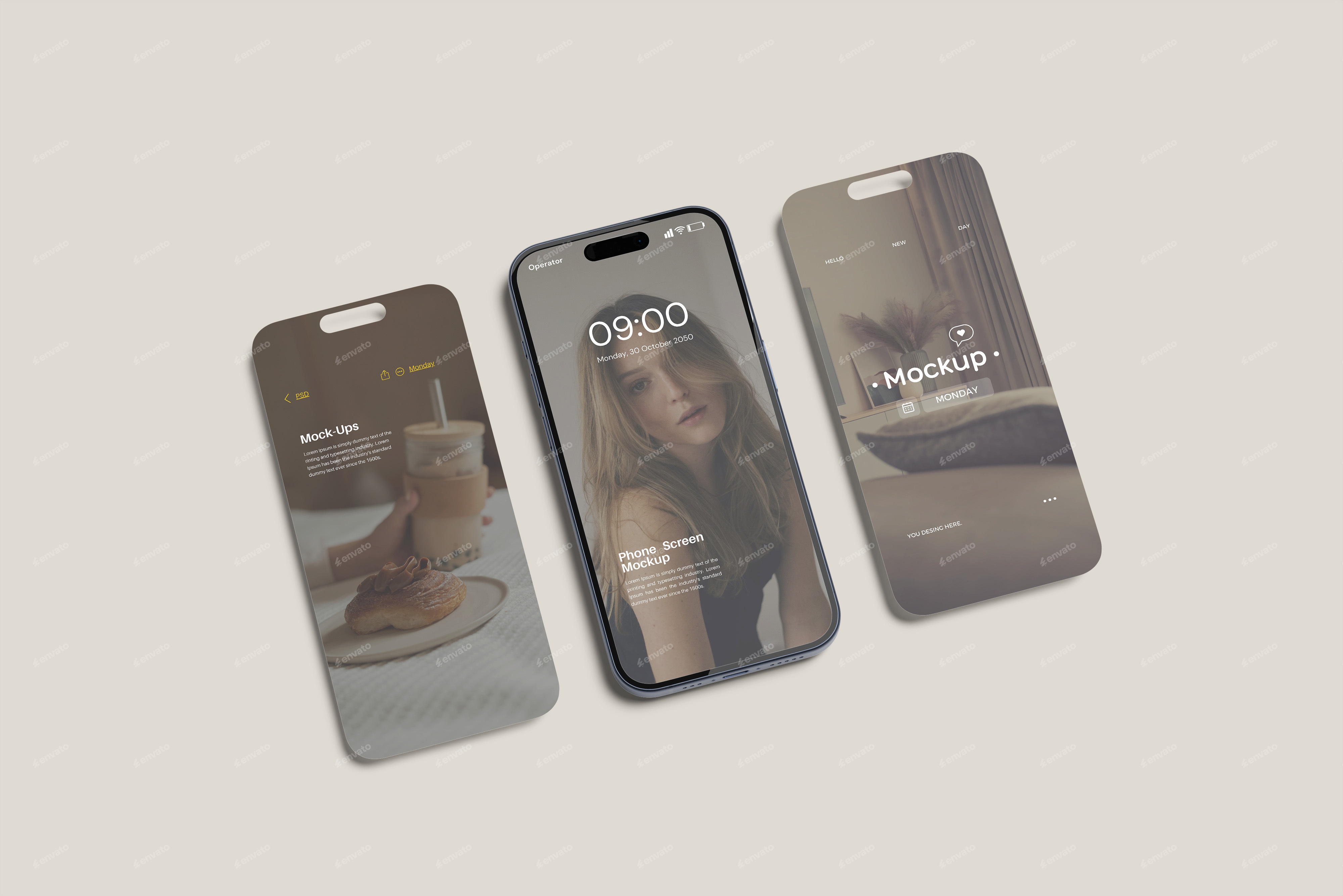 iPhone Screen Mockup, Graphics | GraphicRiver