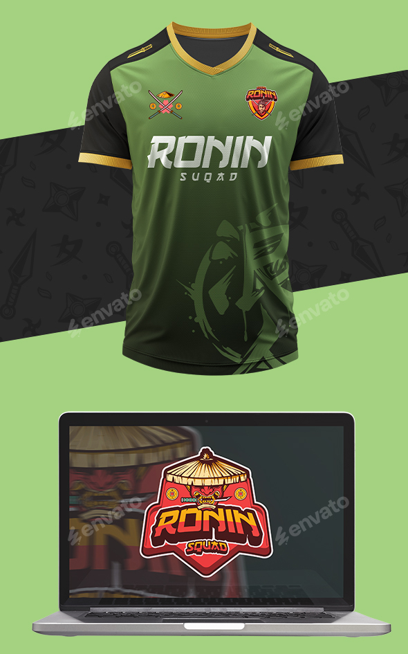 Ronin Badges Logo, Web Elements | GraphicRiver