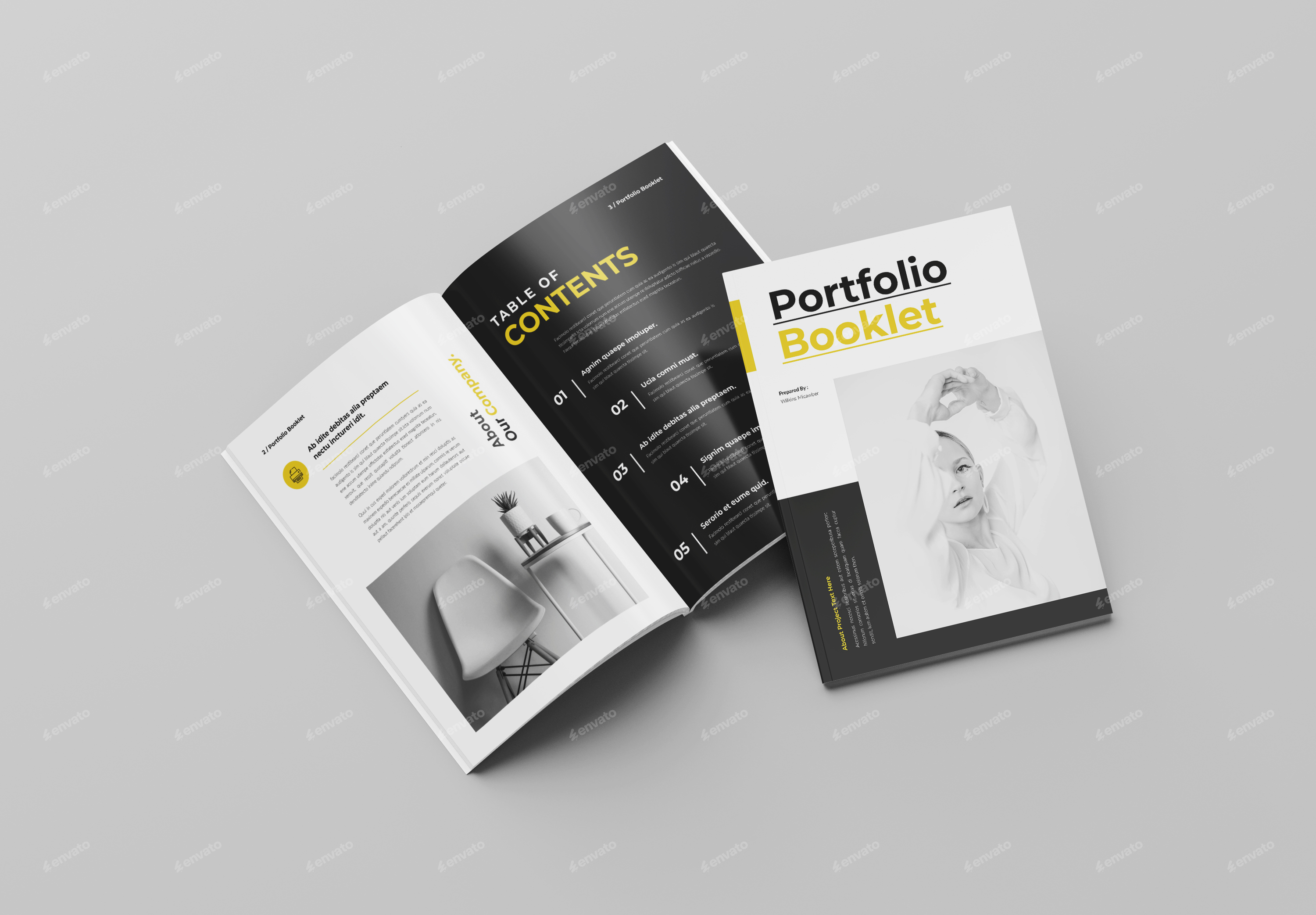 Portfolio Booklet Template, Print Templates | GraphicRiver
