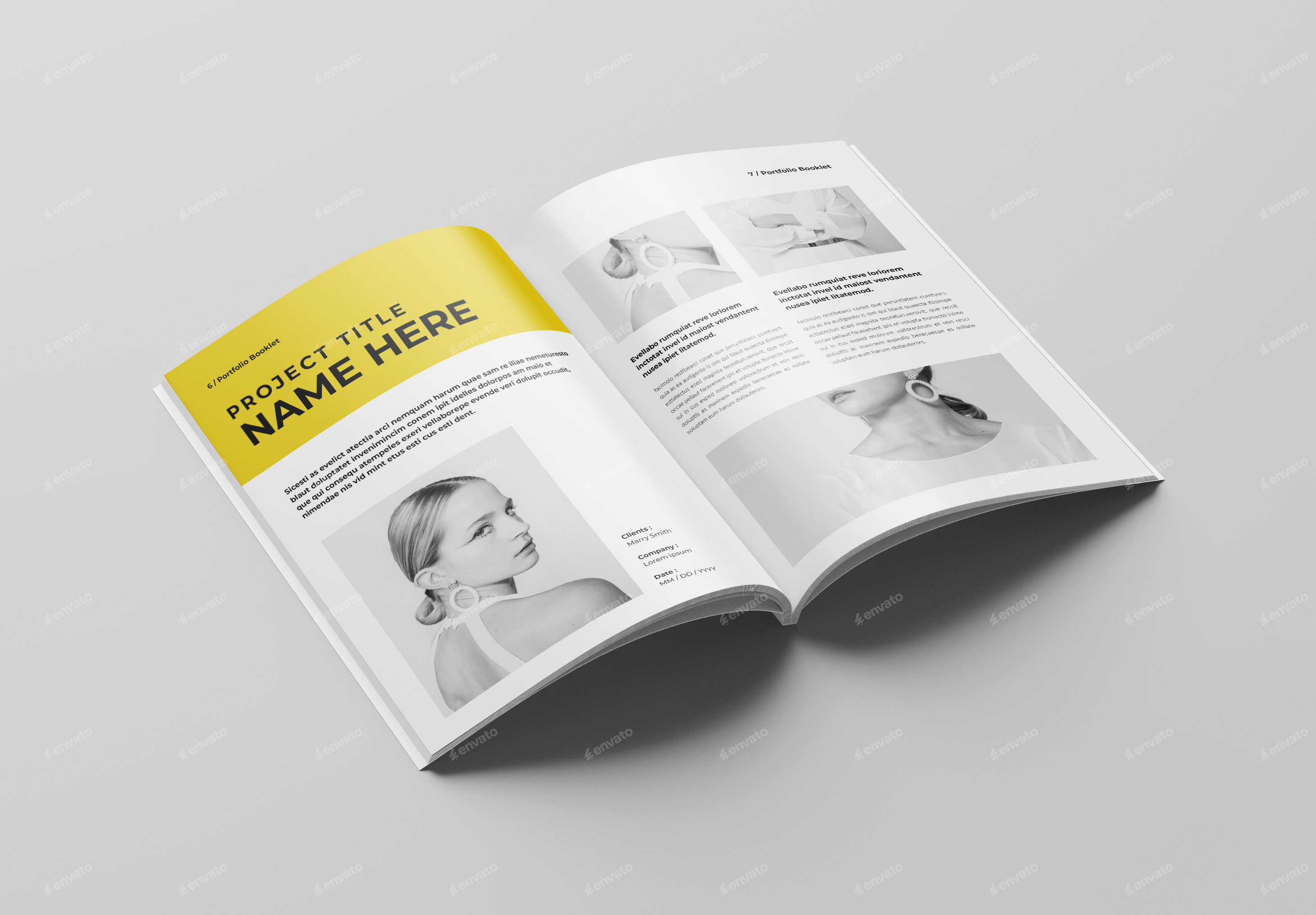 Portfolio Booklet Template, Print Templates | GraphicRiver