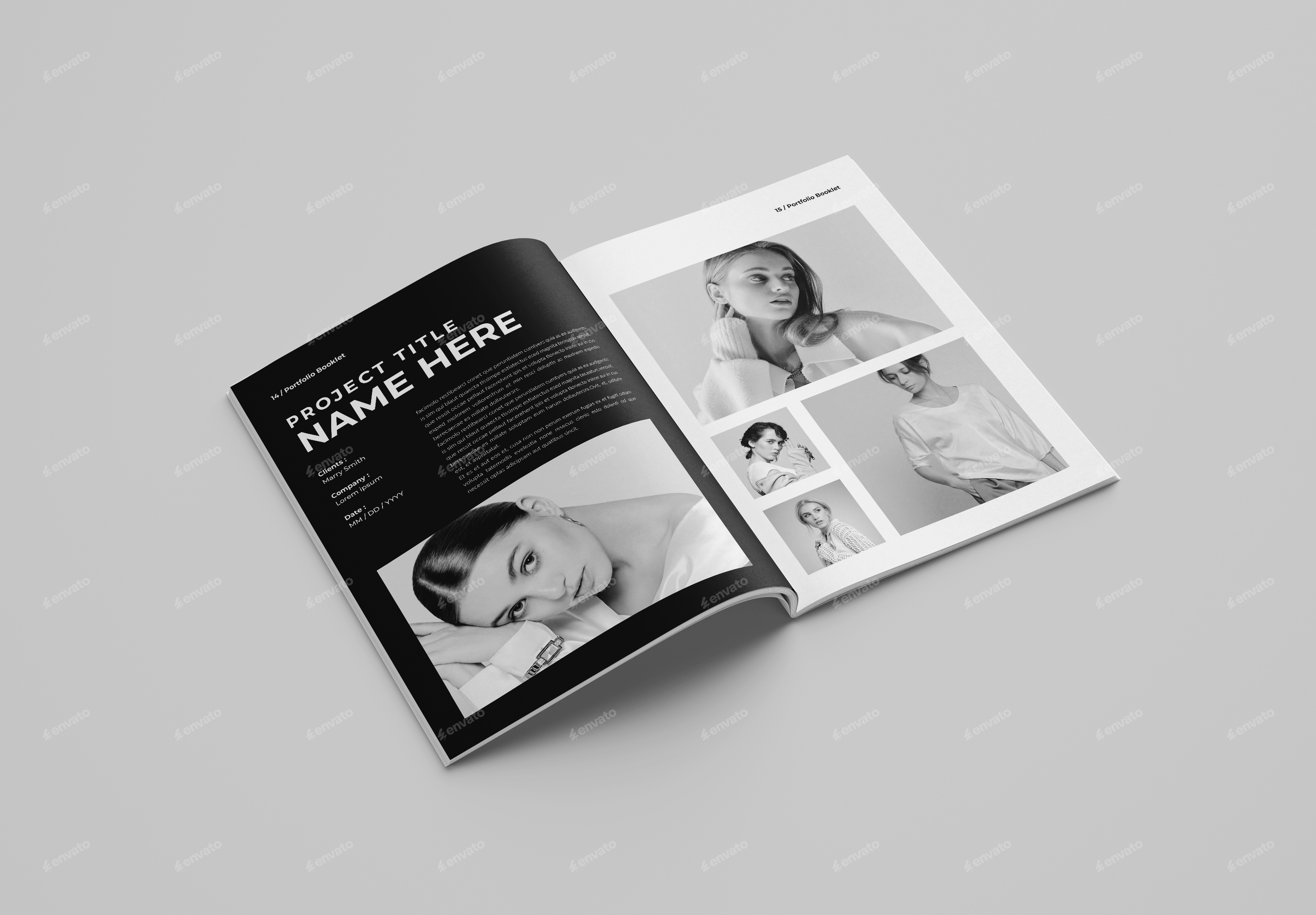 Portfolio Booklet Template, Print Templates | GraphicRiver