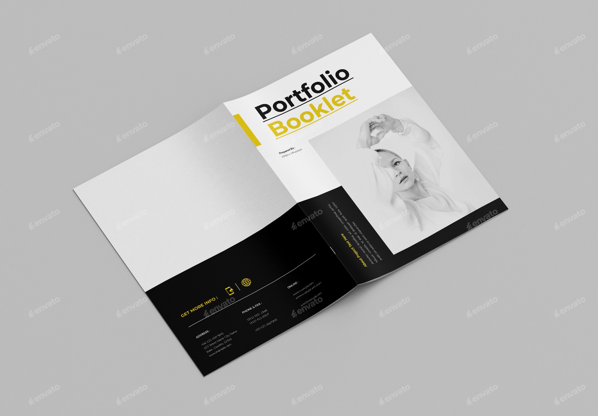 Portfolio Booklet Template, Print Templates | GraphicRiver