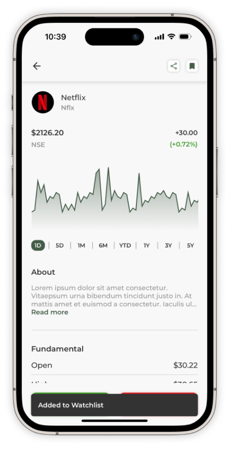 Stock & Mutual Fund Investment App Template in React Native | Smart Invest | Multi Language by ...