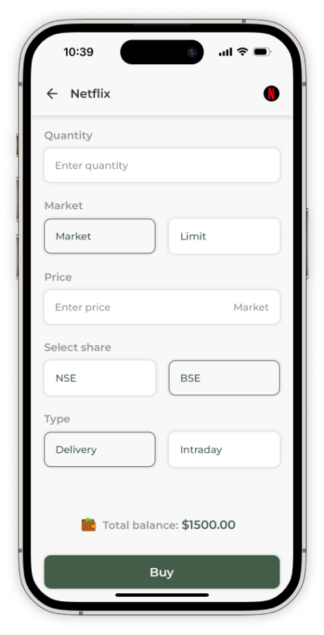 Stock & Mutual Fund Investment App Template in React Native | Smart ...