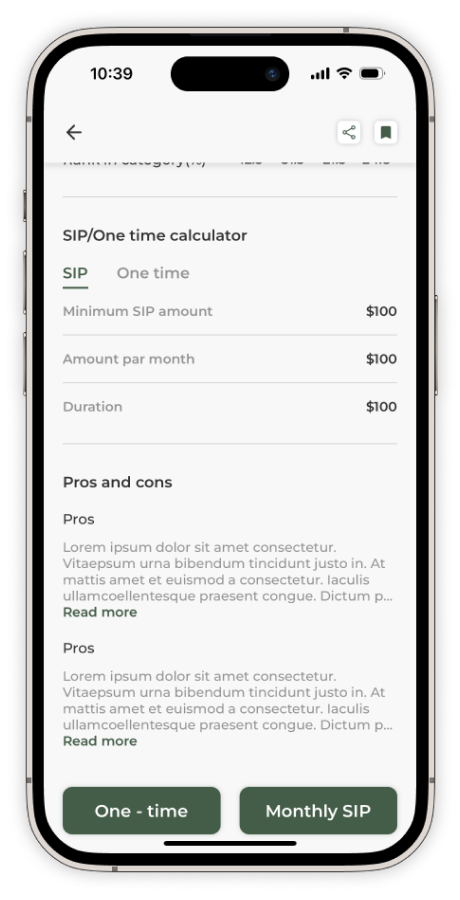 Stock & Mutual Fund Investment App Template in React Native | Smart ...