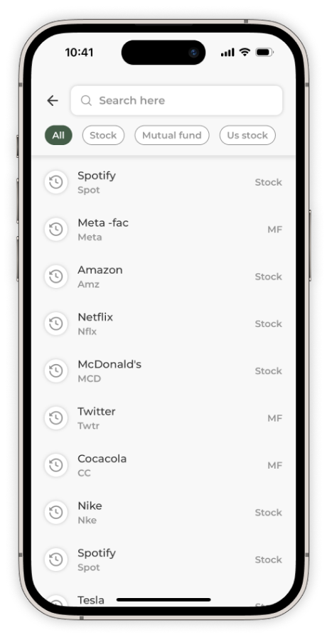 Stock & Mutual Fund Investment App Template in React Native | Smart Invest | Multi Language by ...