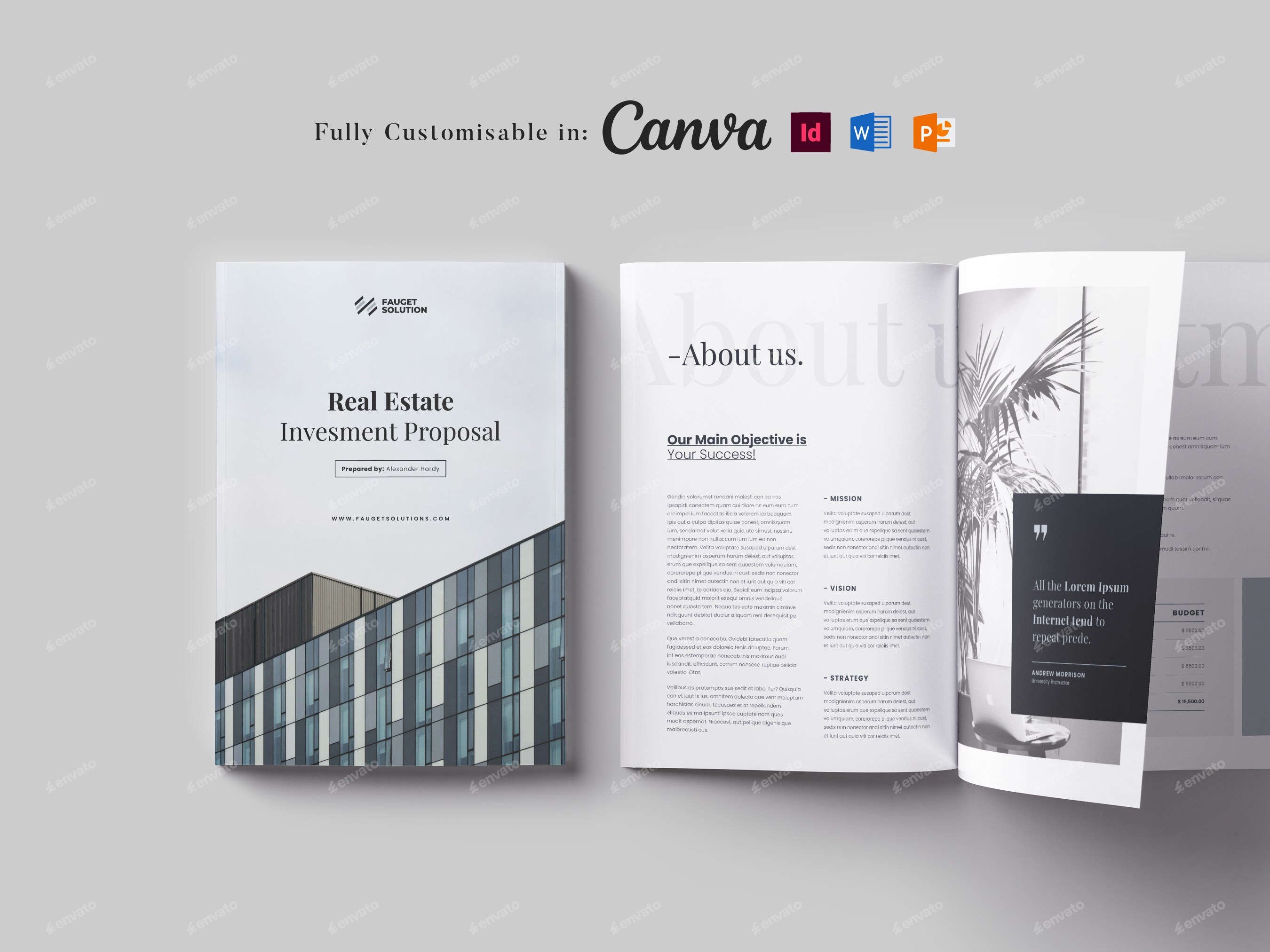 Real Estate Business Proposal, Print Templates | GraphicRiver