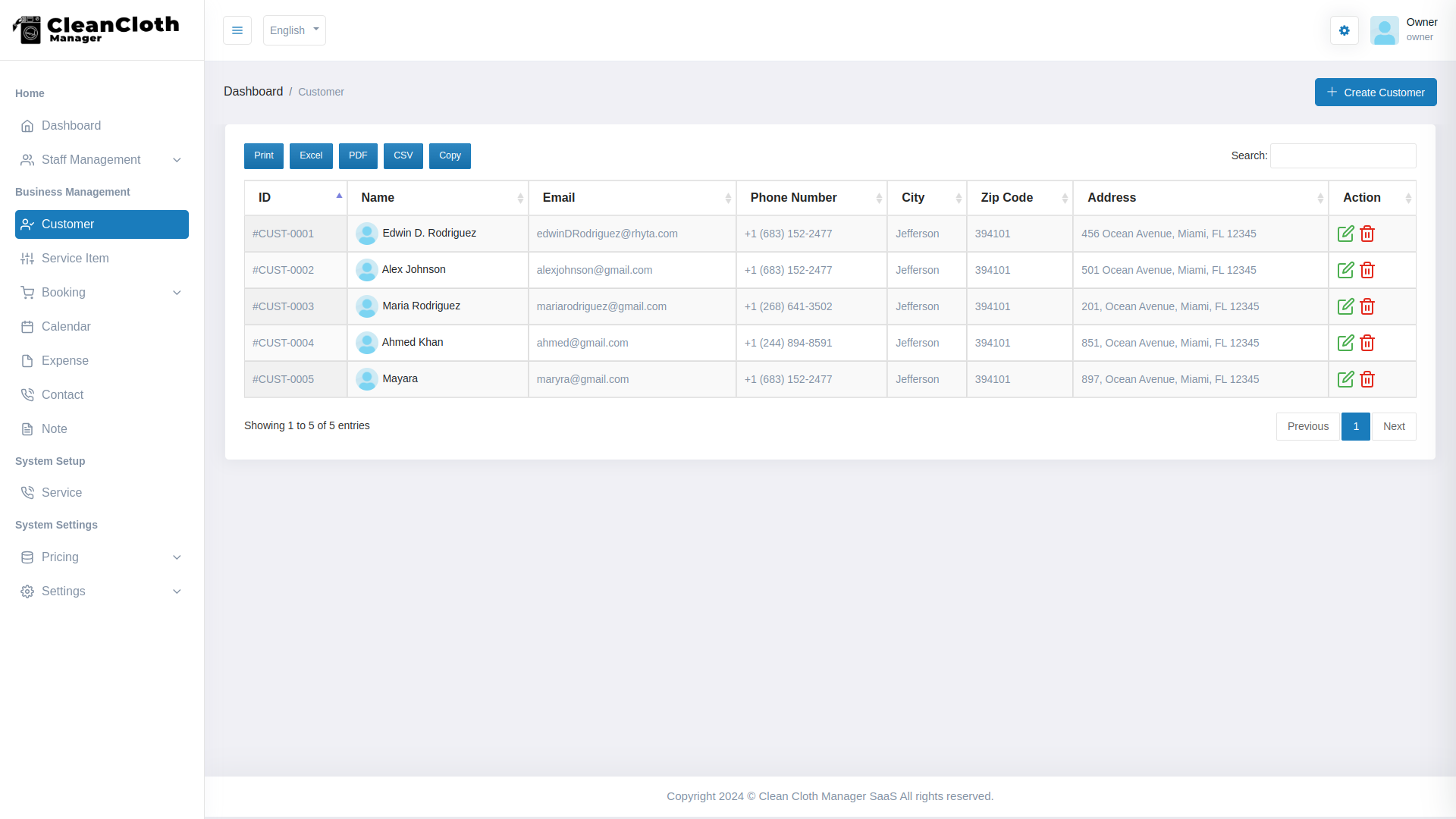 CleanCloth Manager SaaS - Laundry Management System by smartwebinfotech