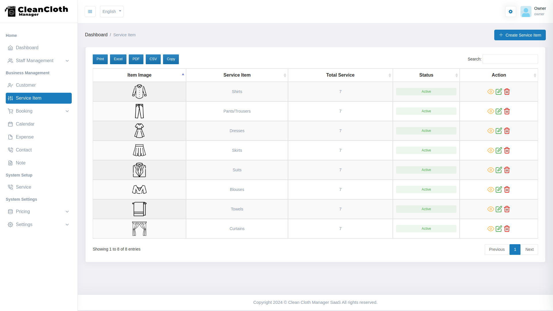 CleanCloth Manager SaaS - Laundry Management System by smartwebinfotech