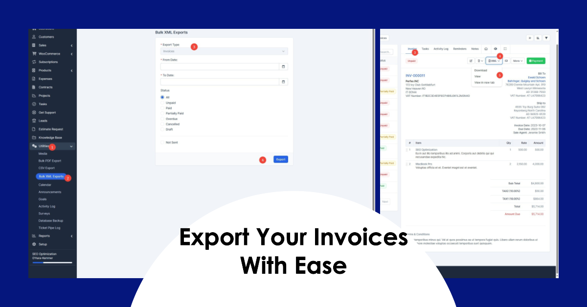 XML Toolkit With E-Invoice export for Perfex CRM. by Techy4m | CodeCanyon