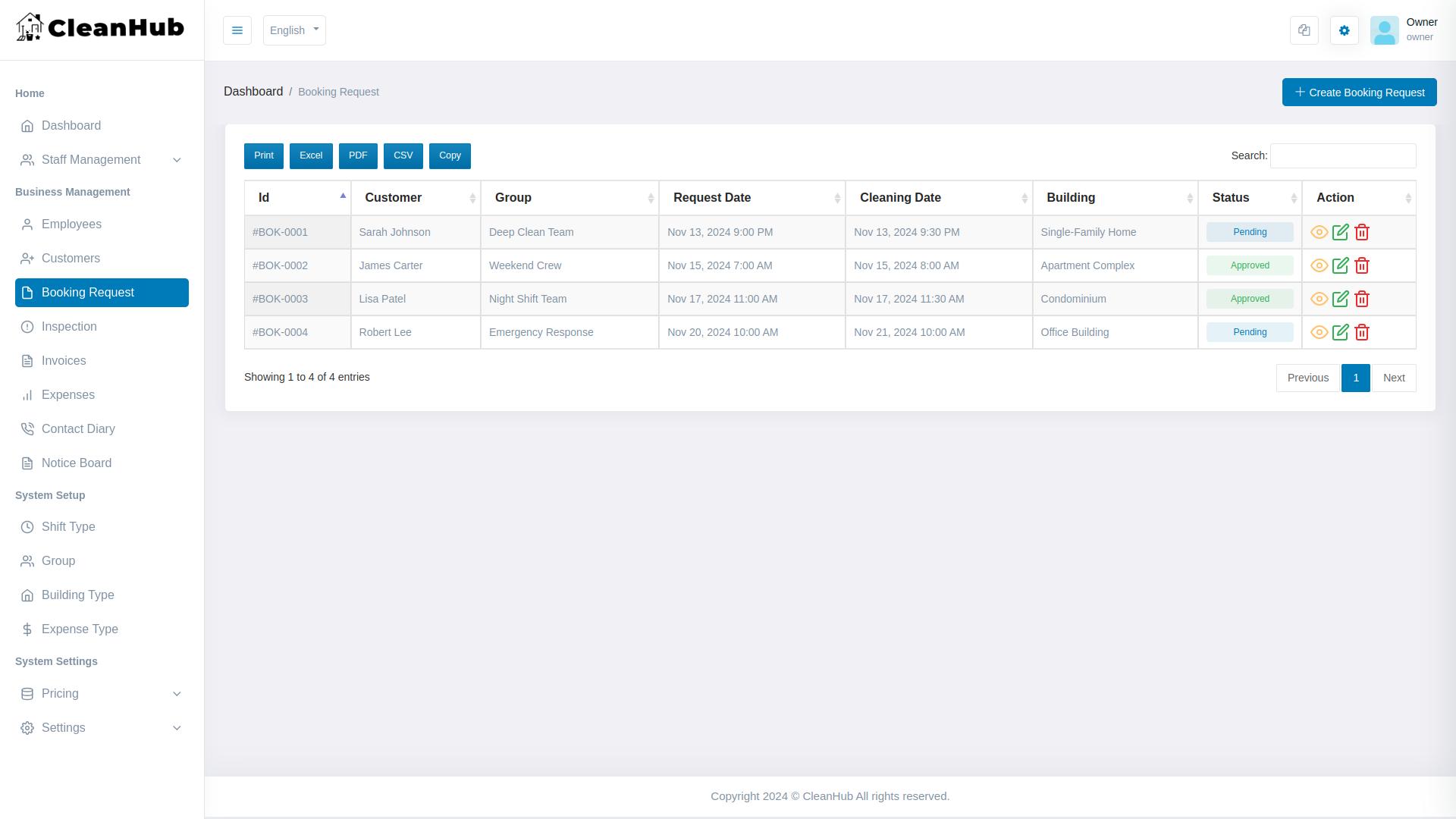 CleanHub SaaS - Cleaning Management System by smartwebinfotech | CodeCanyon