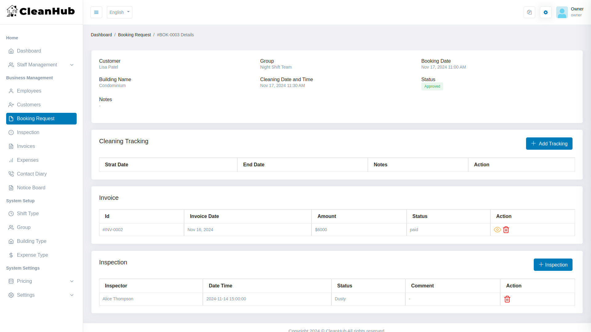 CleanHub SaaS - Cleaning Management System by smartwebinfotech | CodeCanyon