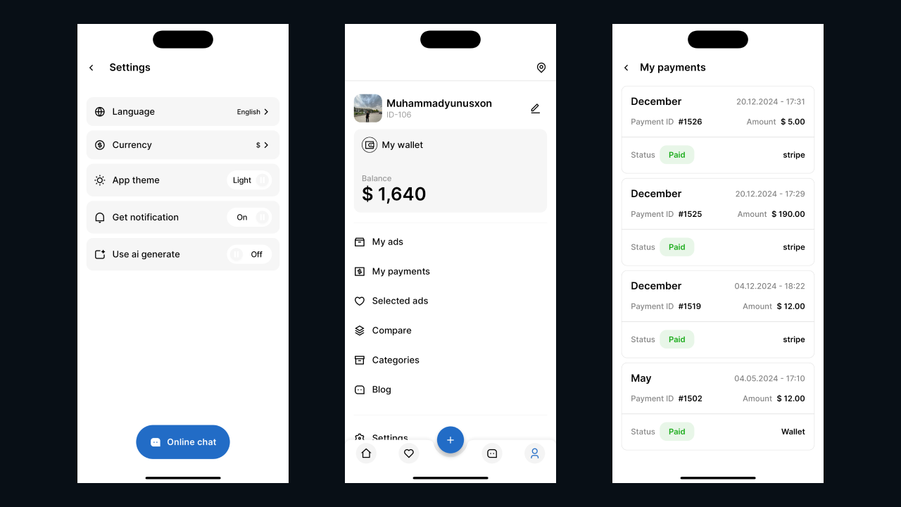 Quick - Modern Classified Buy and Sell Marketplace Flutter App with Admin Panel (Android, IOS ...