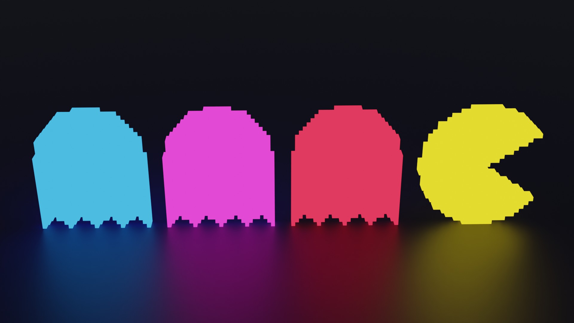 Pacman Characters by X-Point | 3DOcean