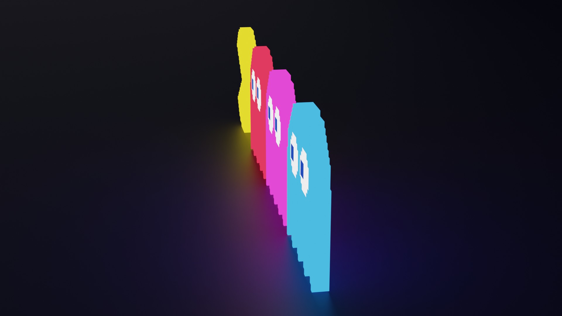 Pacman Characters by X-Point | 3DOcean