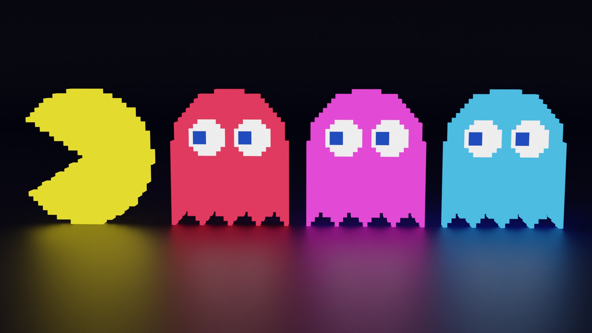 Pacman Characters by X-Point | 3DOcean