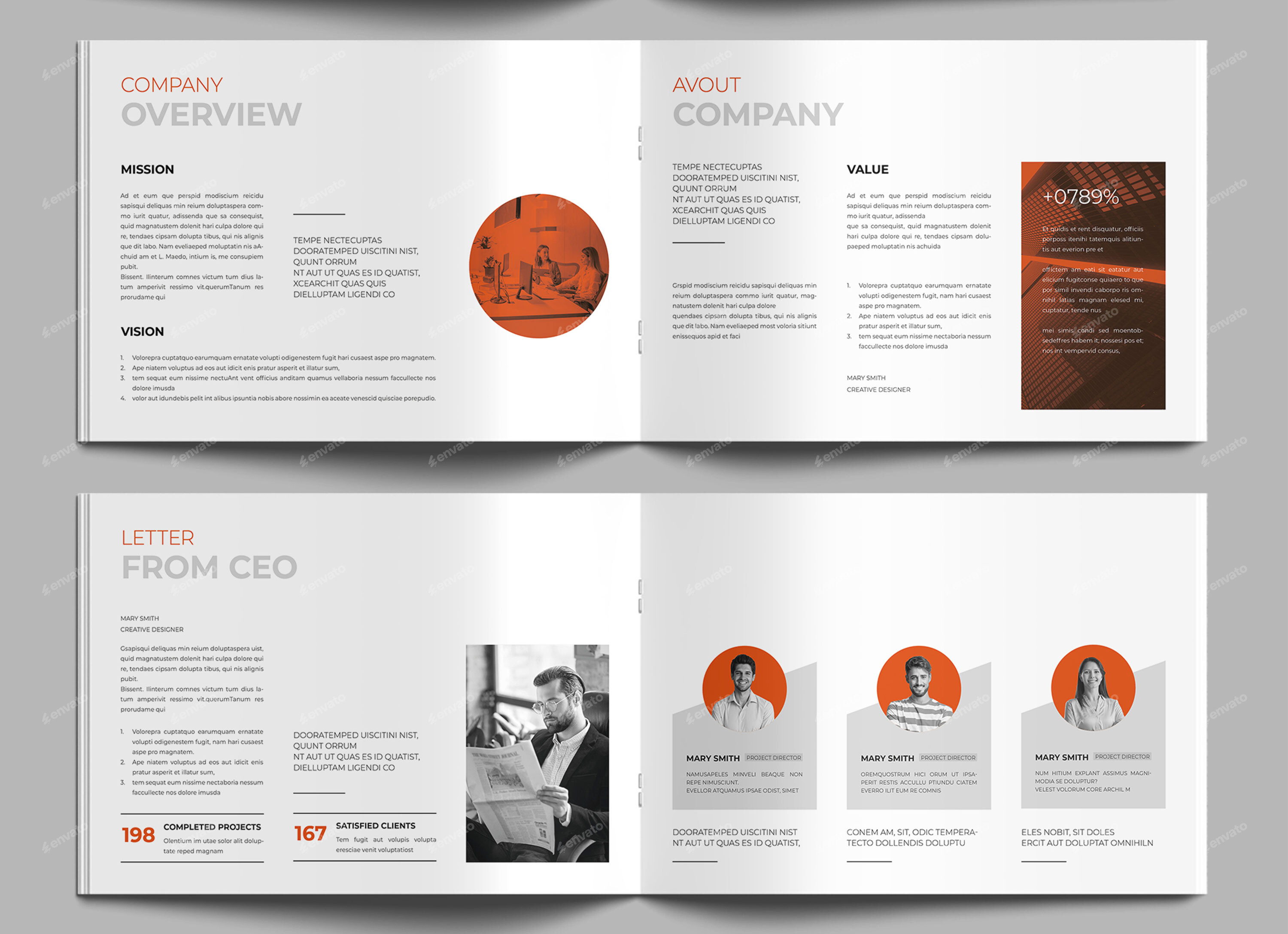 Professional Annual Report Template, Print Templates | GraphicRiver