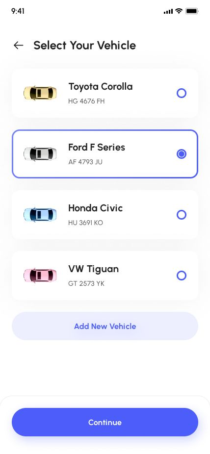 Parkir Pro - Parking Booking React Native CLI App Ui Kit by lalaWeb