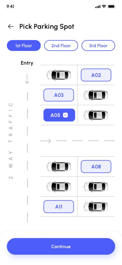 Parkir Pro - Parking Booking React Native CLI App Ui Kit by lalaWeb