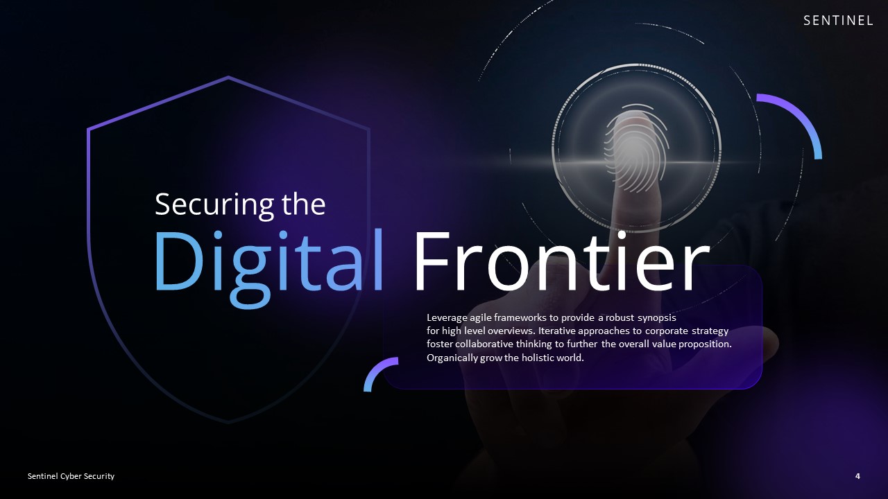 Sentinel Cyber Security Technology, Presentation Templates | GraphicRiver