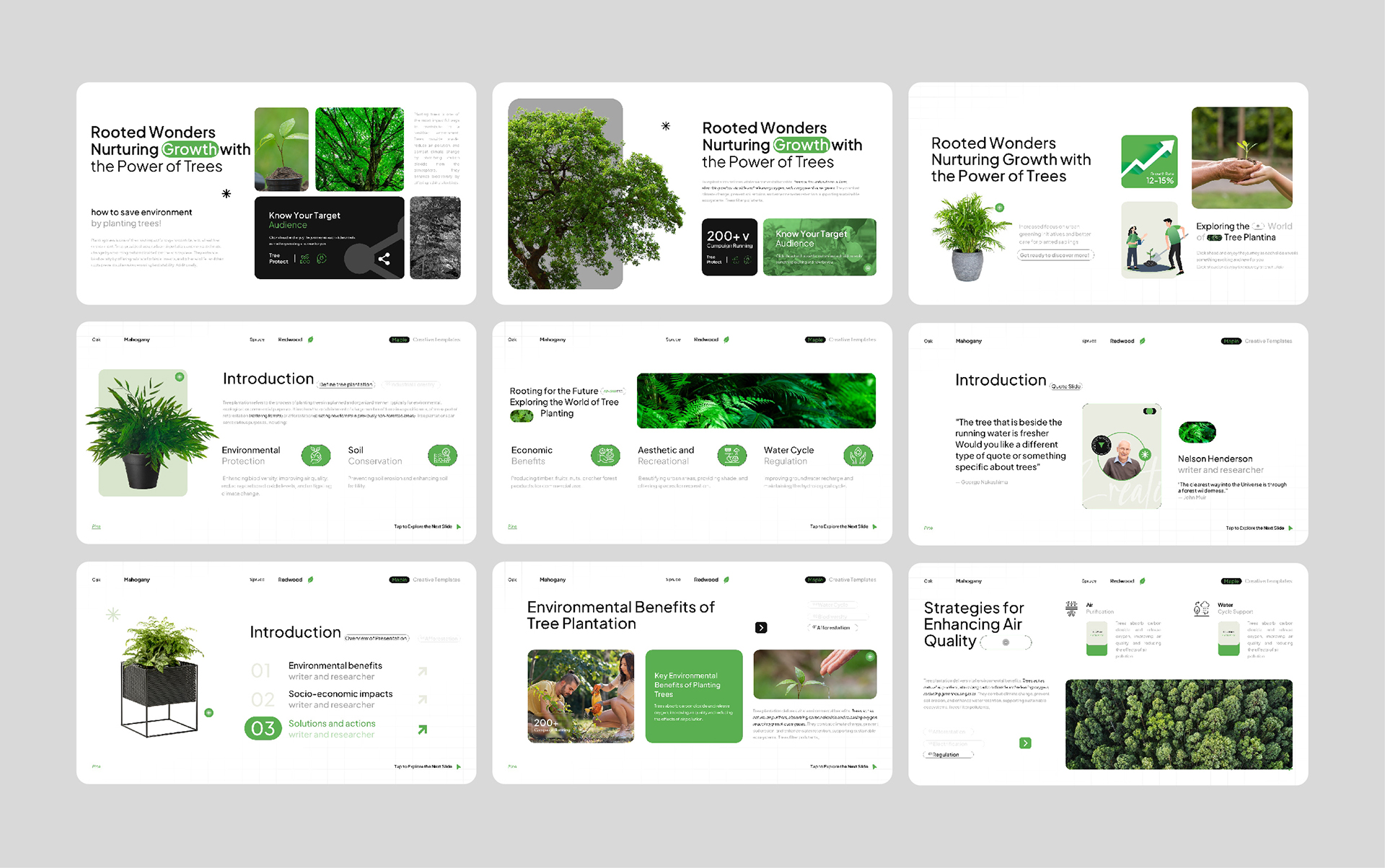 Plantation: Environmental PowerPoint Presentation Template ...