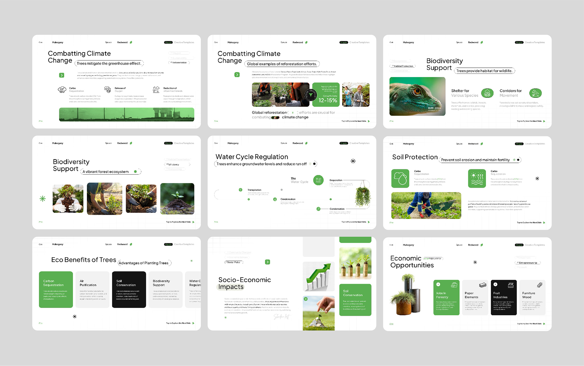 Plantation: Environmental PowerPoint Presentation Template ...