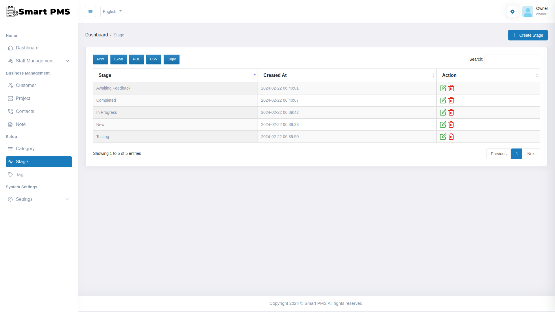 Smart PMS - Project Managment System by smartwebinfotech | CodeCanyon