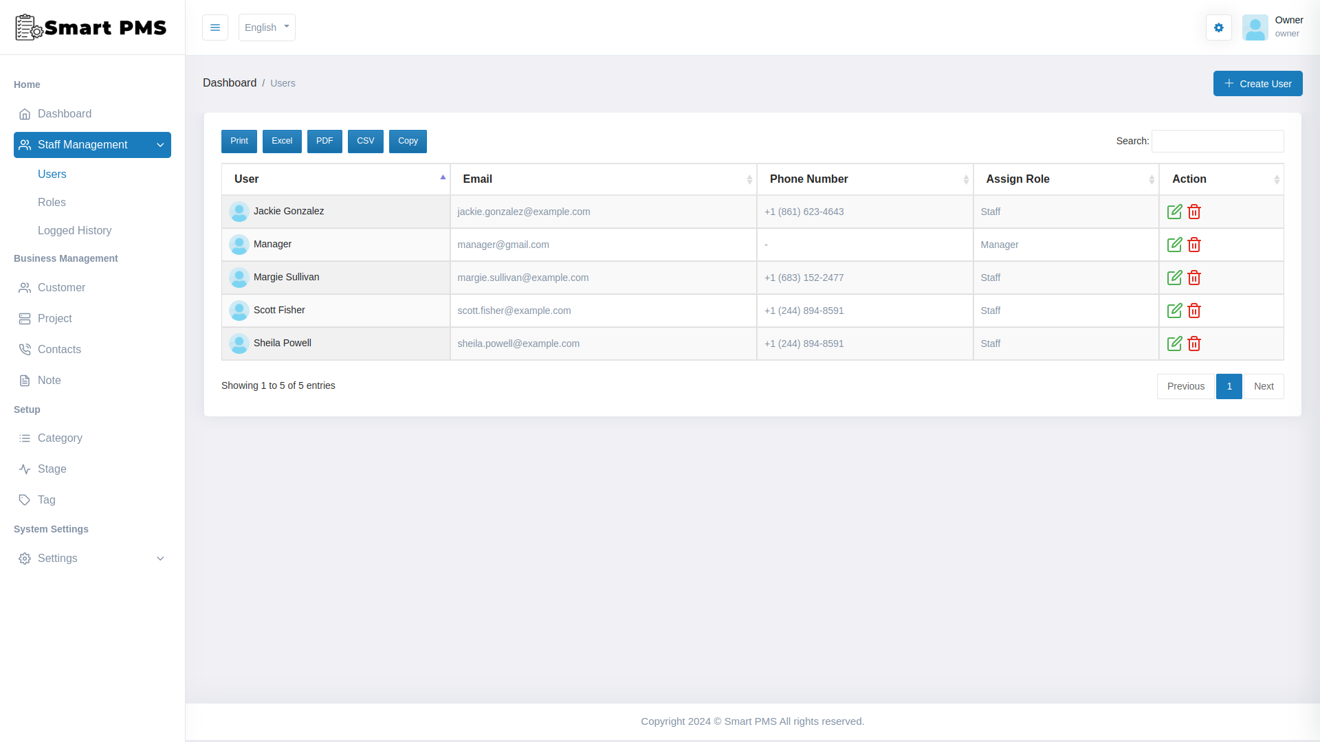 Smart PMS - Project Managment System by smartwebinfotech | CodeCanyon