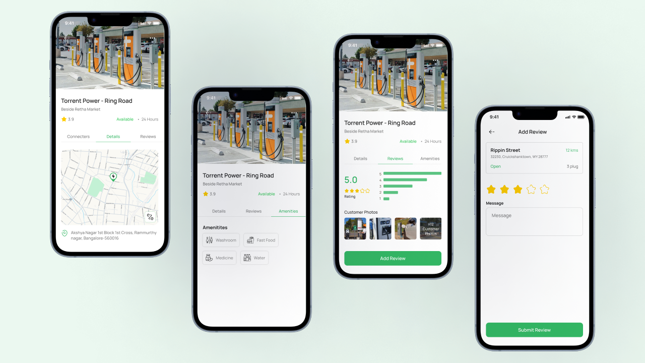 Prime EV Charging Flutter App UI Kit by thefuturelens | CodeCanyon