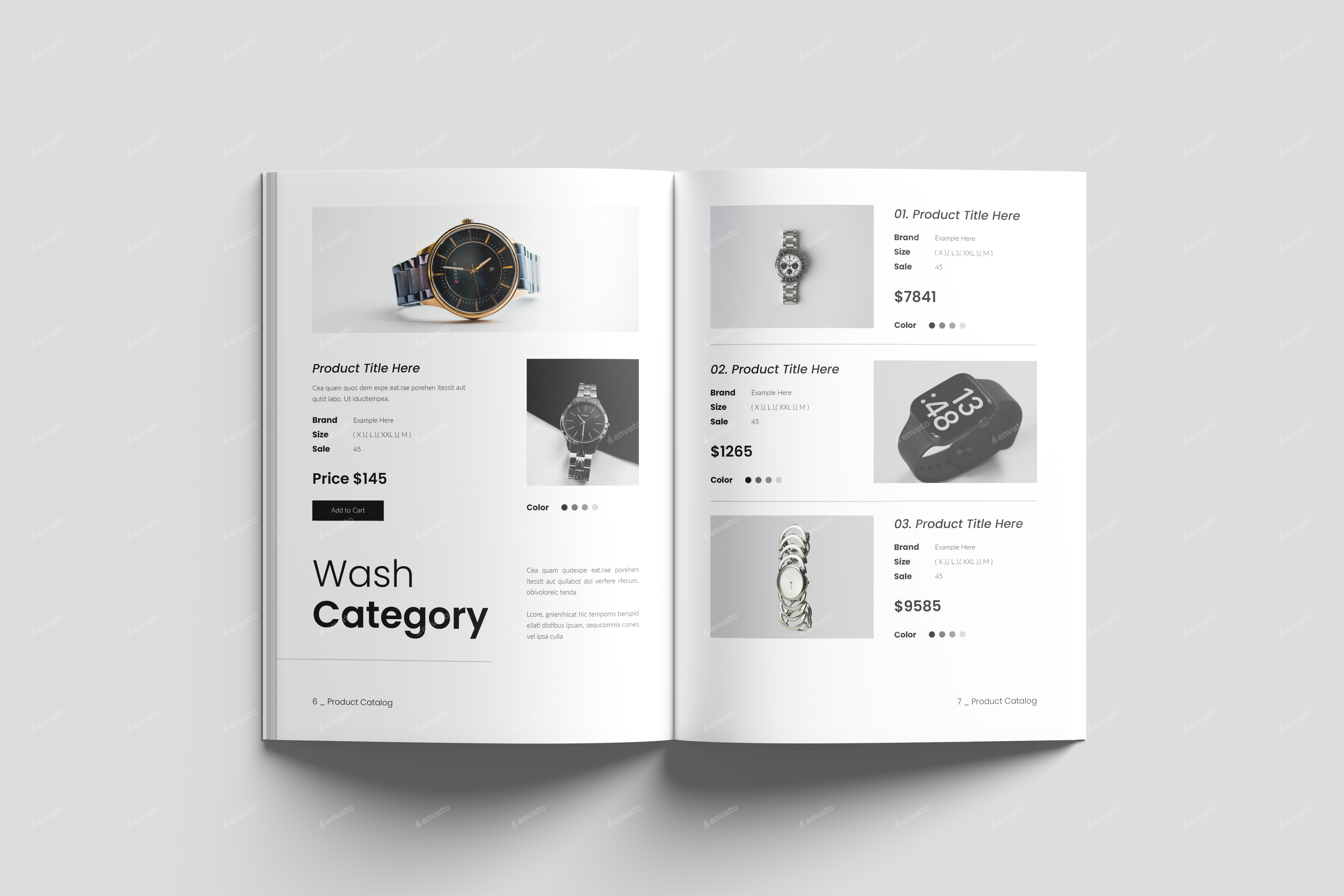 Product Catalog Brochure Template, Print Templates | GraphicRiver
