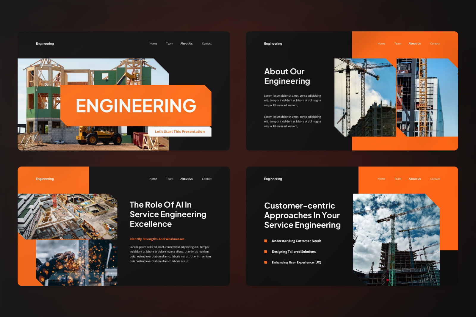 Engineering Google Slides, Presentation Templates | GraphicRiver