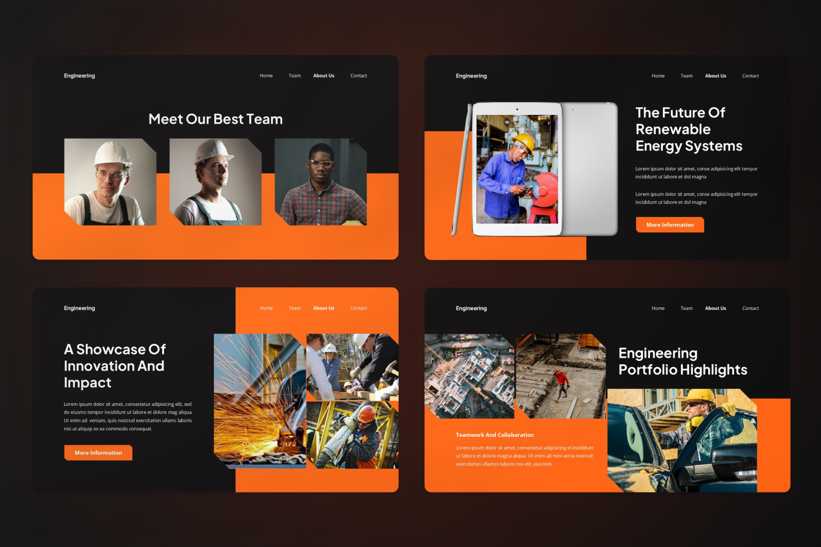 Engineering Google Slides, Presentation Templates | GraphicRiver