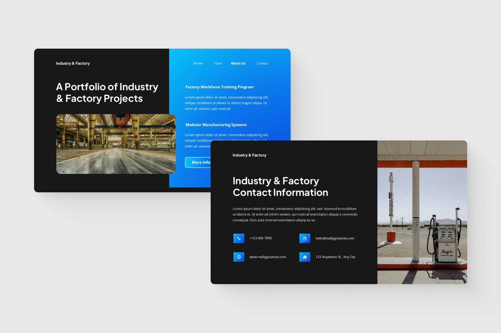 Industry & Factory Google Slides, Presentation Templates | GraphicRiver