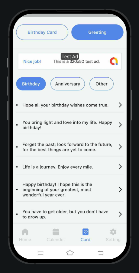 Birthday Reminder Flutter App | Admob Ads by VocsyInfotech | CodeCanyon
