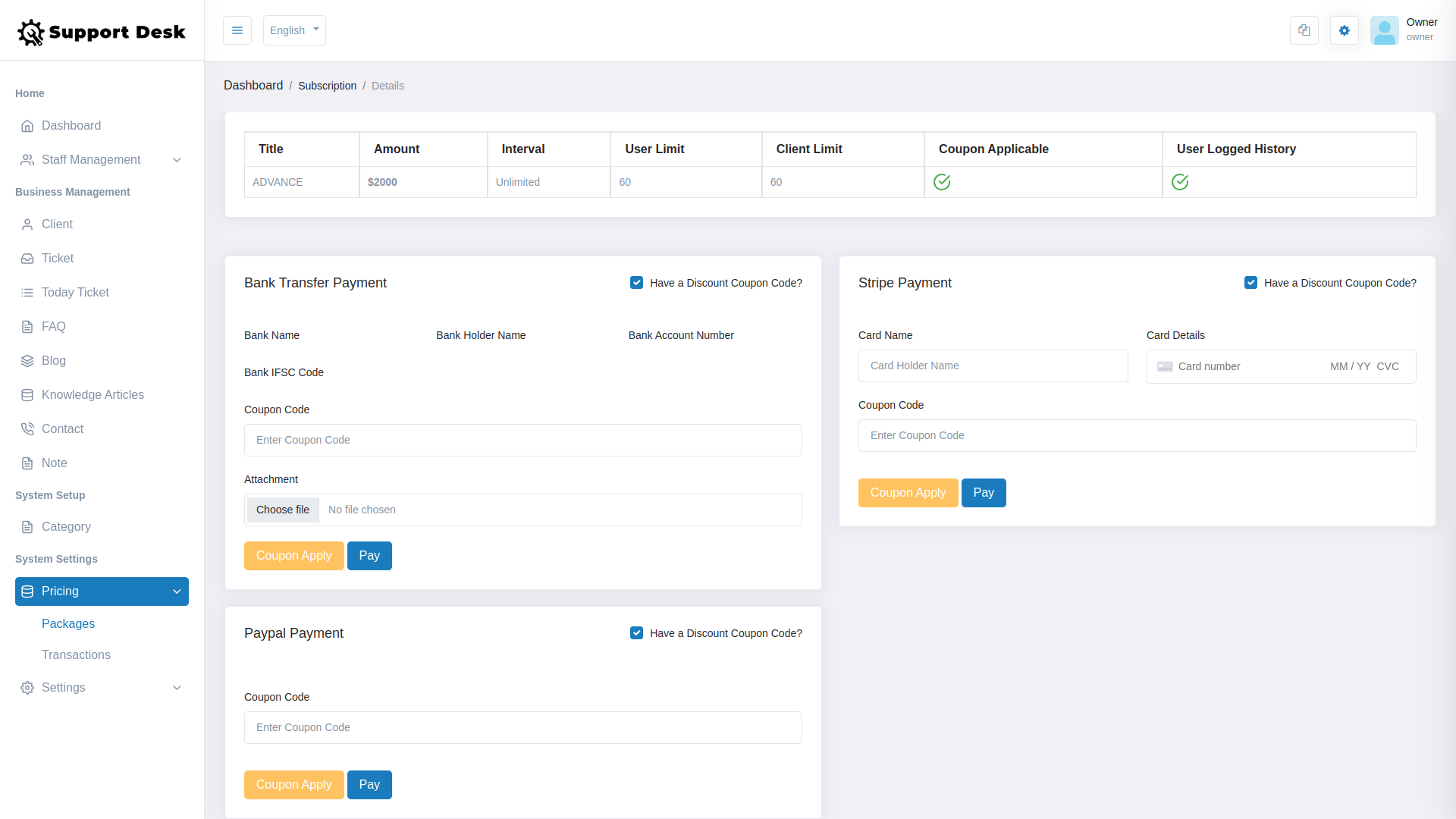 Support Desk SaaS - Helpdesk Ticket Management Tool by smartwebinfotech