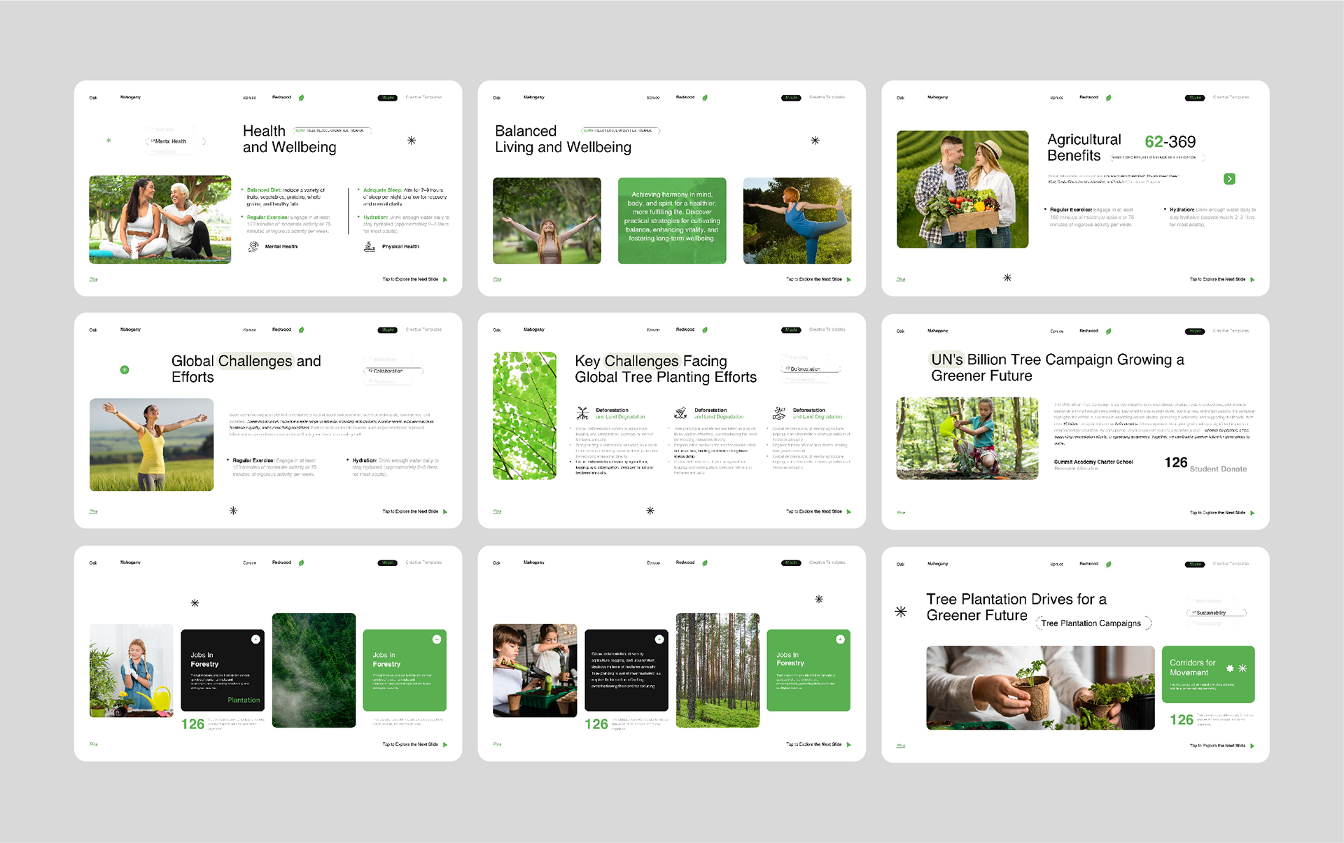 Plantation: Environmental Keynote Presentation Template, Presentation ...