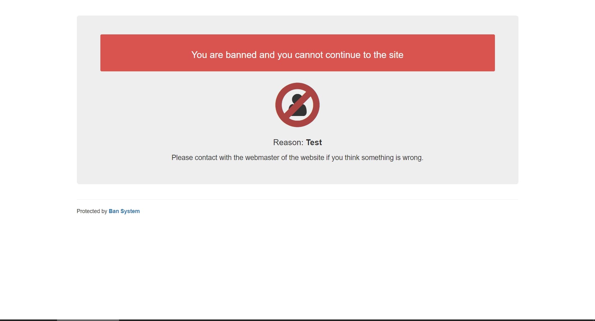 Ban System - Block Unwanted Visitors by Antonov_WEB | CodeCanyon