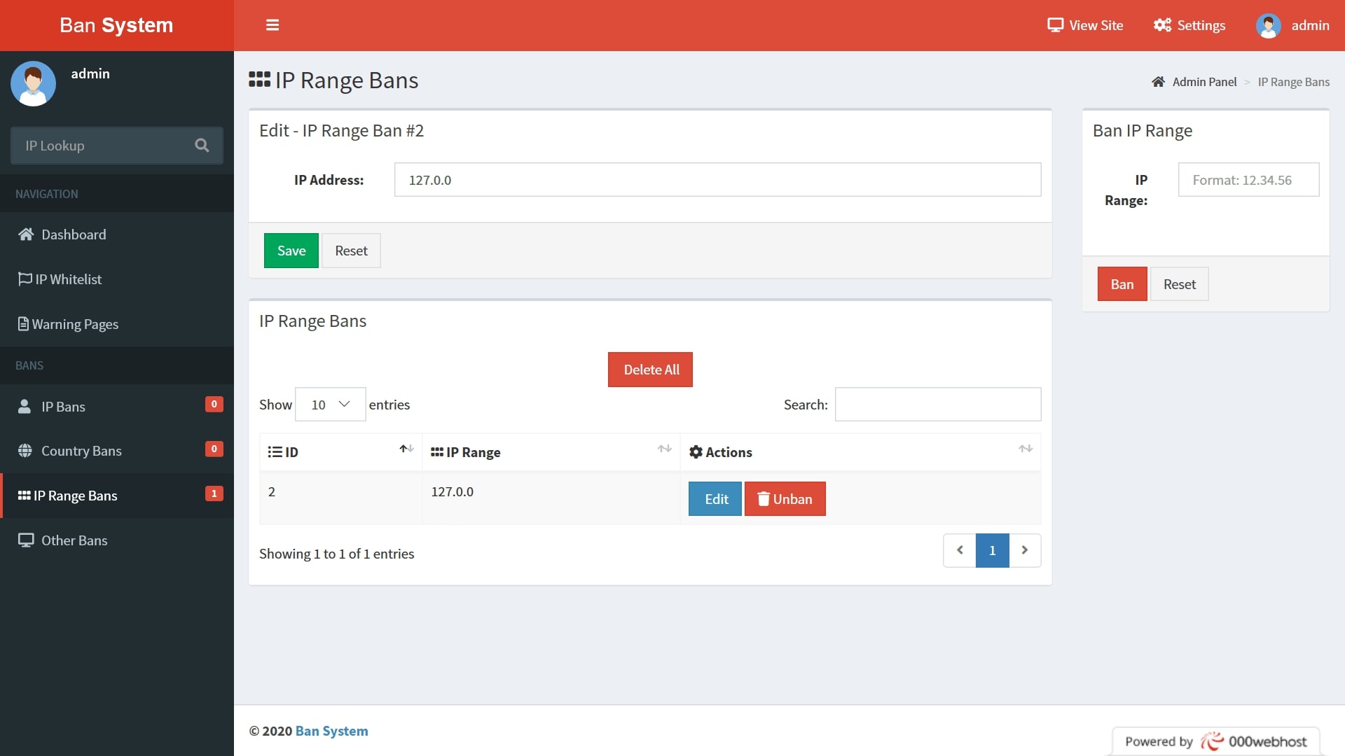Ban System - Block Unwanted Visitors by Antonov_WEB | CodeCanyon