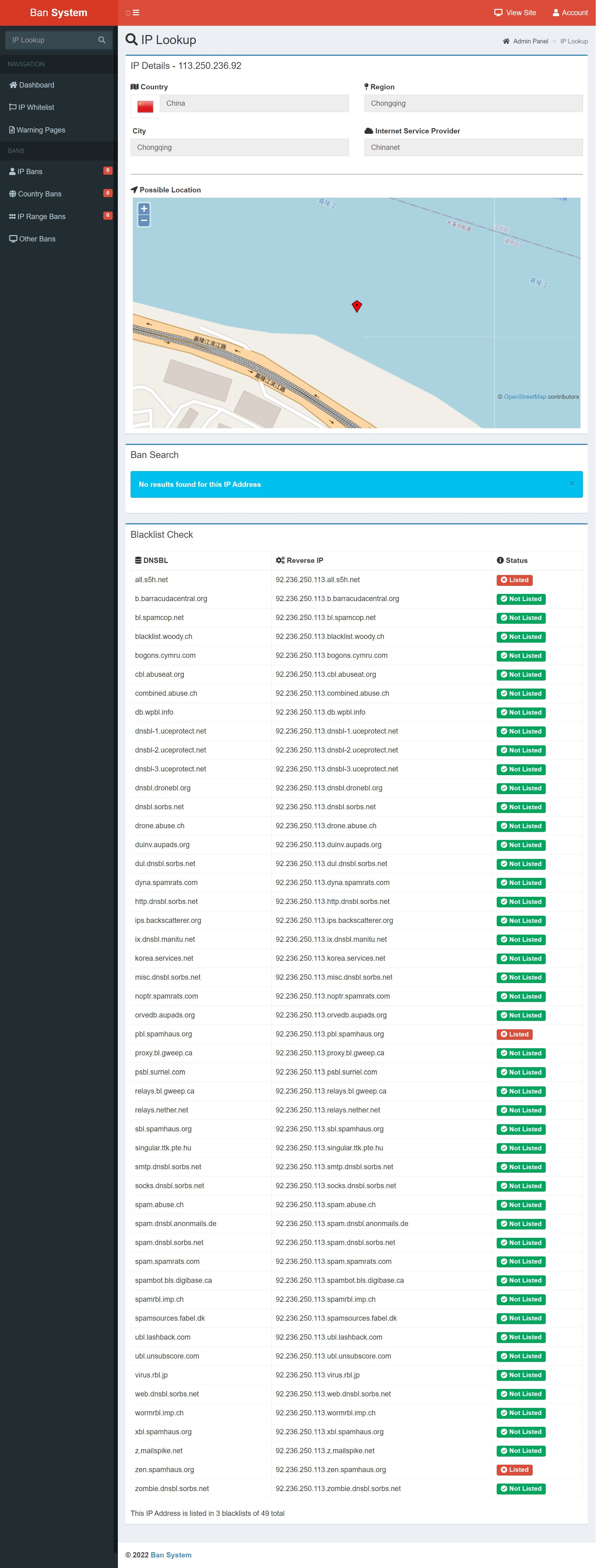 Ban System - Block Unwanted Visitors by Antonov_WEB | CodeCanyon