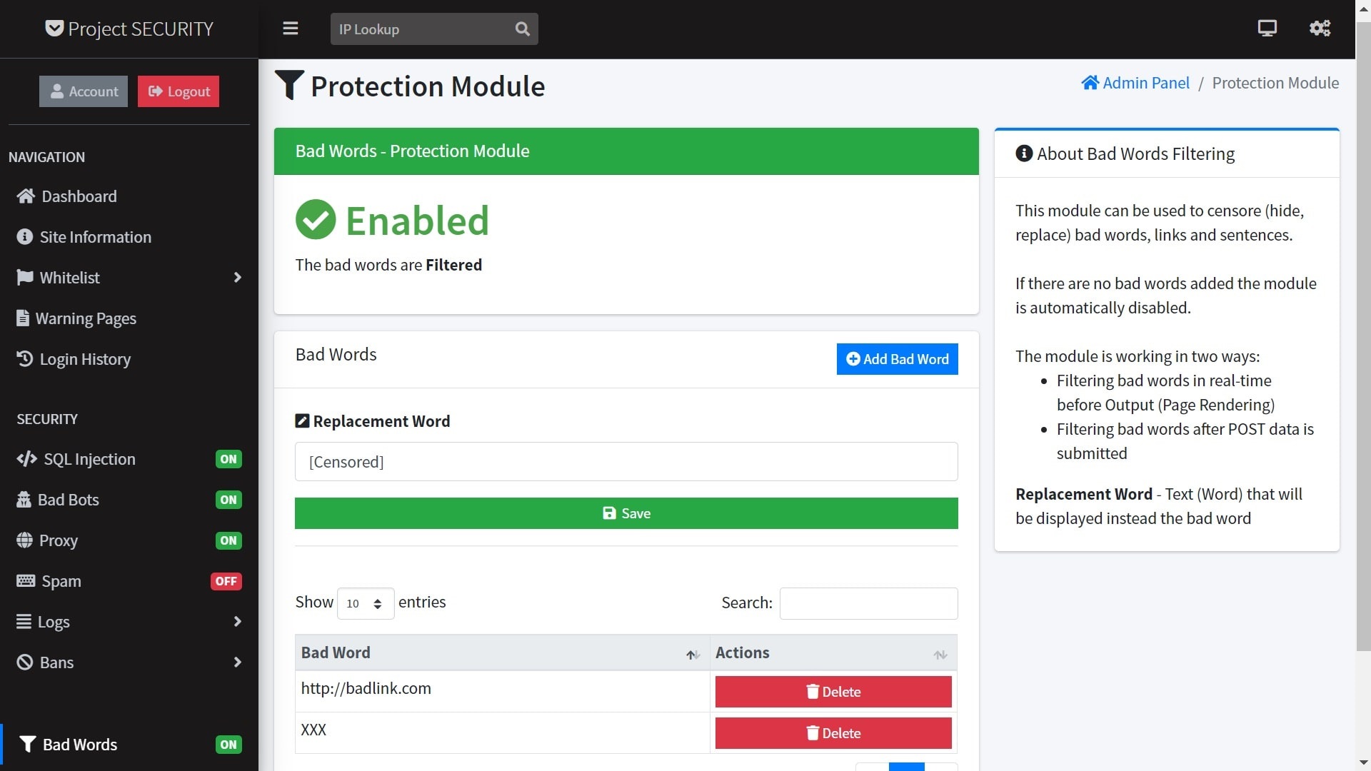 Project SECURITY – Website Security, Anti-Spam & Firewall by Antonov_WEB