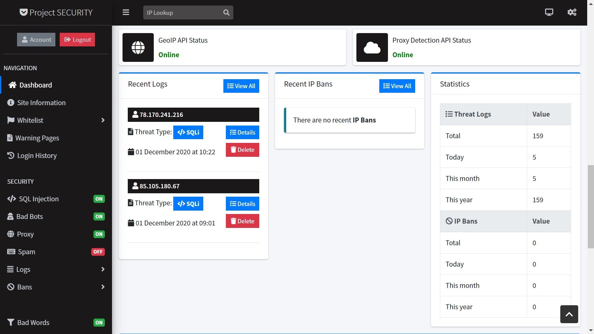 Project SECURITY – Website Security, Anti-Spam & Firewall by Antonov_WEB