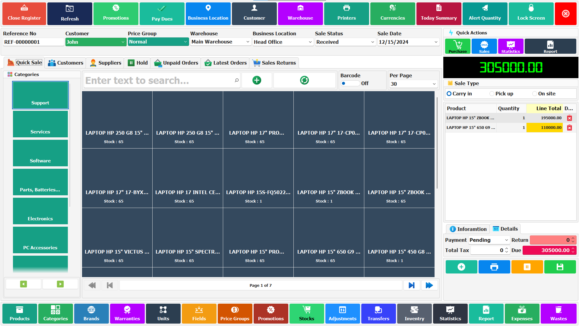 EzziPos | POS | Stock management system by skystudioCode | CodeCanyon