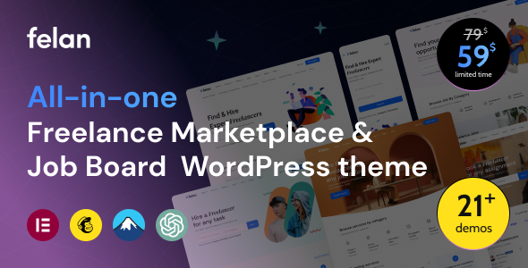 Felan - Freelance Marketplace and Job Board WordPress Theme by RiceTheme