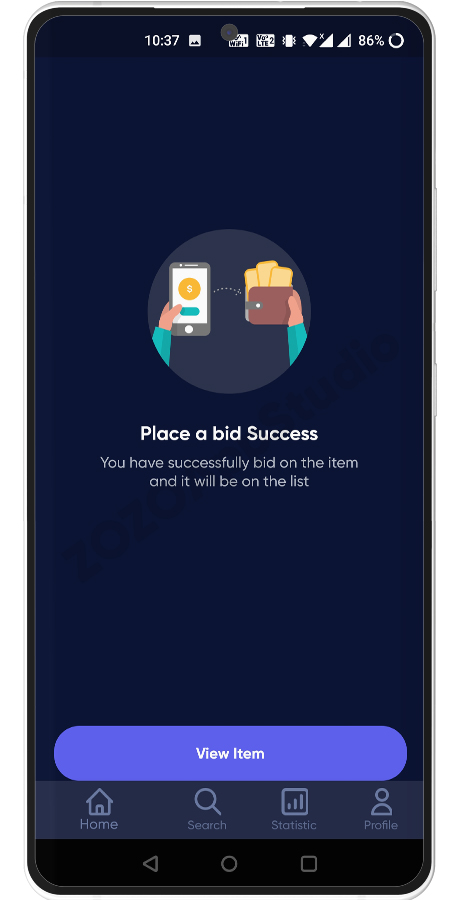 NFTBox: NFT Marketplace Android + iOS Flutter App UI Template by Zozo_Studio