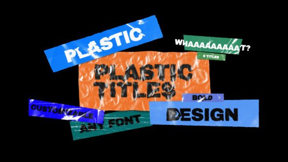 Plastic Titles, Premiere Pro Templates | VideoHive