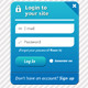 Login and Sign Up Forms, Web Elements | GraphicRiver