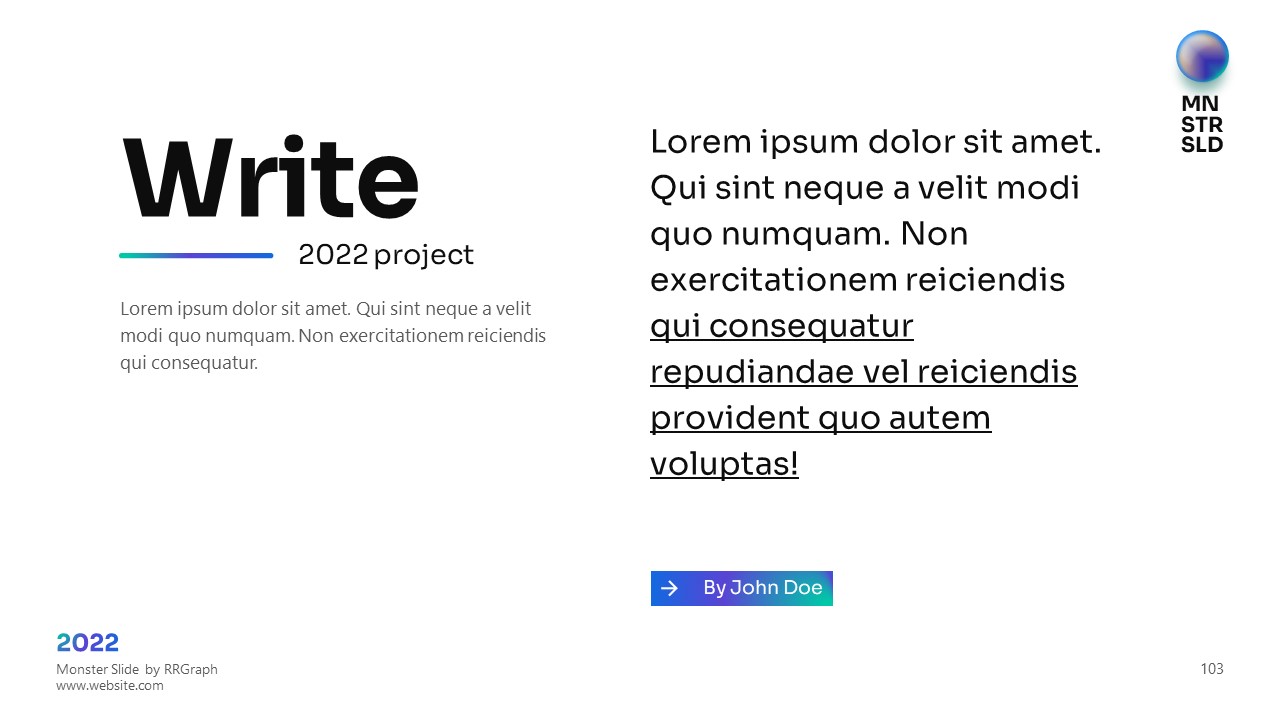 Monster Slides Premium PowerPoint Presentation Template, Presentation ...